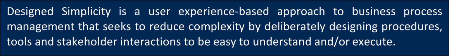 Designed Simplicity: BPM for the age of complexity - FutureCIO